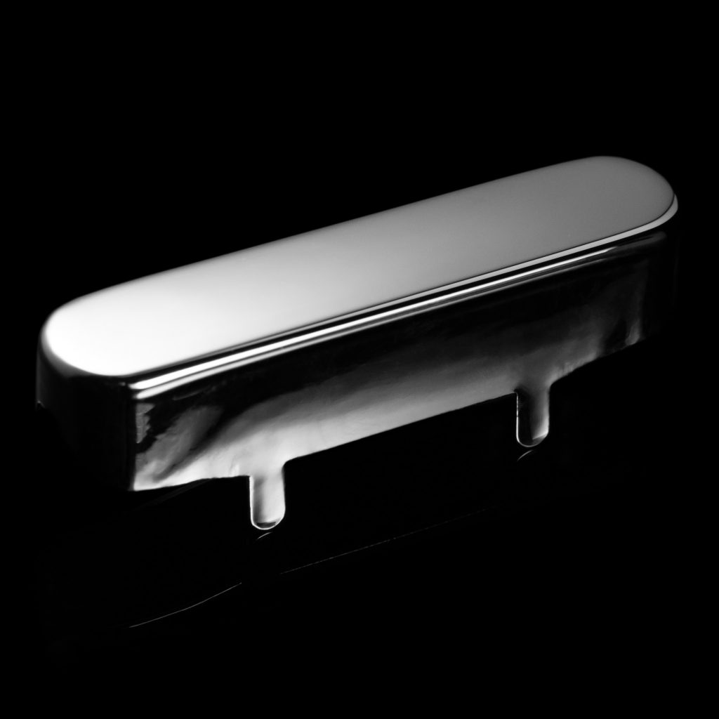 כיסוי כרום לפיקאפ טלקסטר Telecaster Neck Chrome Cover